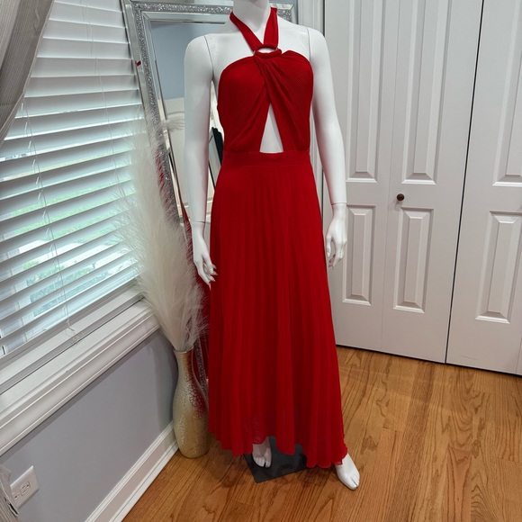Zara | Dresses | Zara Vibrant Red Backless Dress | Poshmark